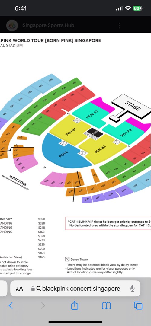 ONLY 1 TIX BLACKPINK BORN PINK TICKET 14/5, Tickets & Vouchers, Event ...