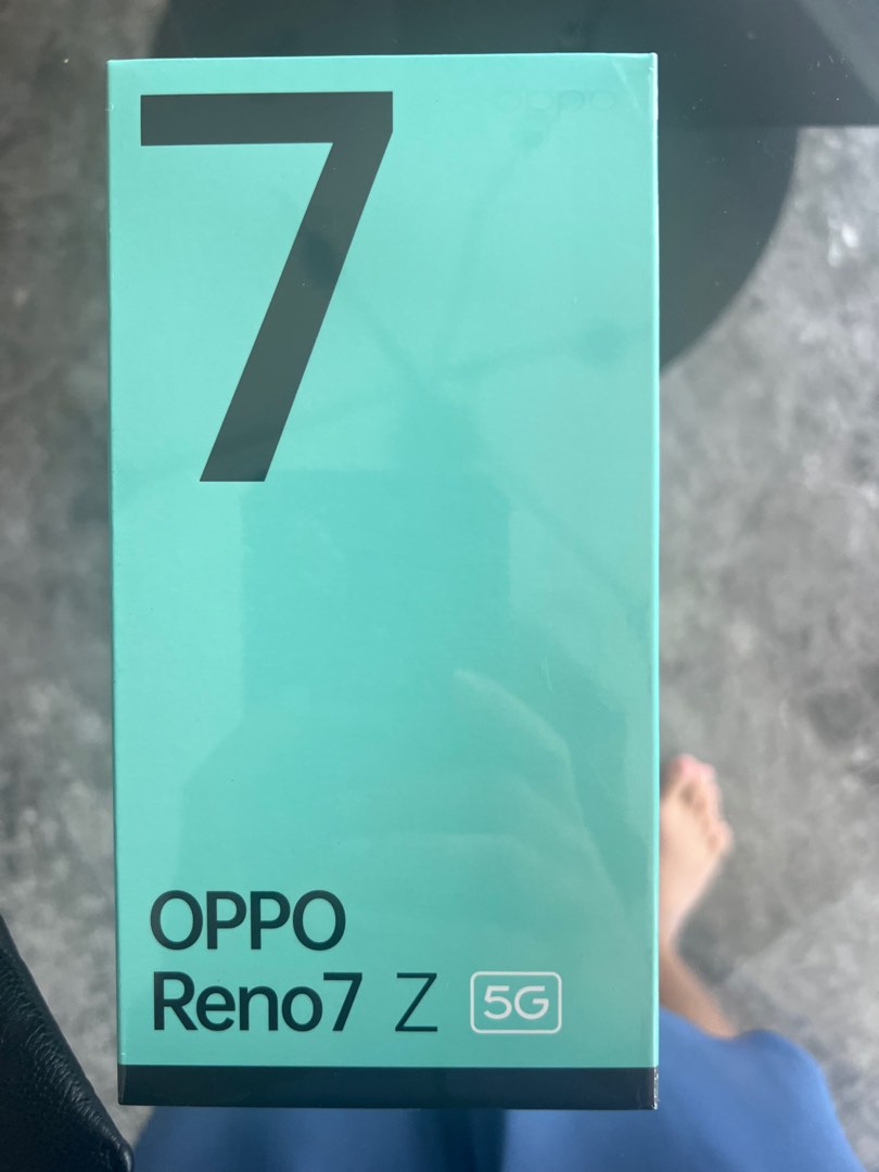 OPPO Reno 7 Black Handphone 8GB 128GB brand new, Mobile Phones ...