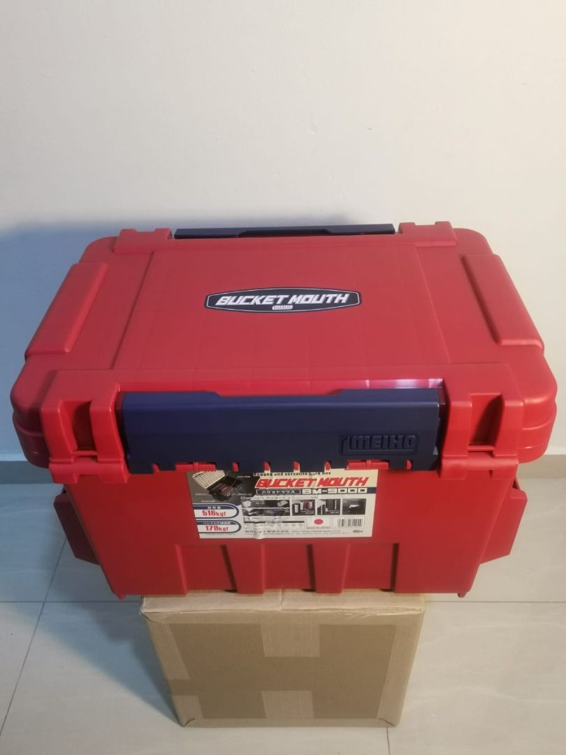 (Original Made In Japan) Brand New Meiho Bucket Mouth BM-9000 Tackle ...