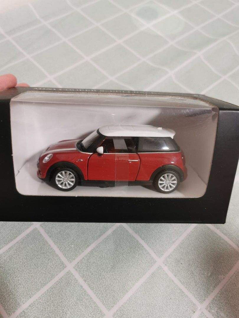 ORIGINAL Mini Cooper Pullback Red Toy Car, Hobbies & Toys, Toys & Games ...