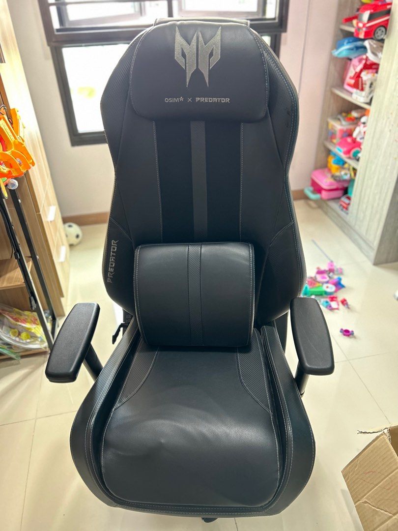 Osim predator gaming chiar and message chair, Furniture & Home Living ...