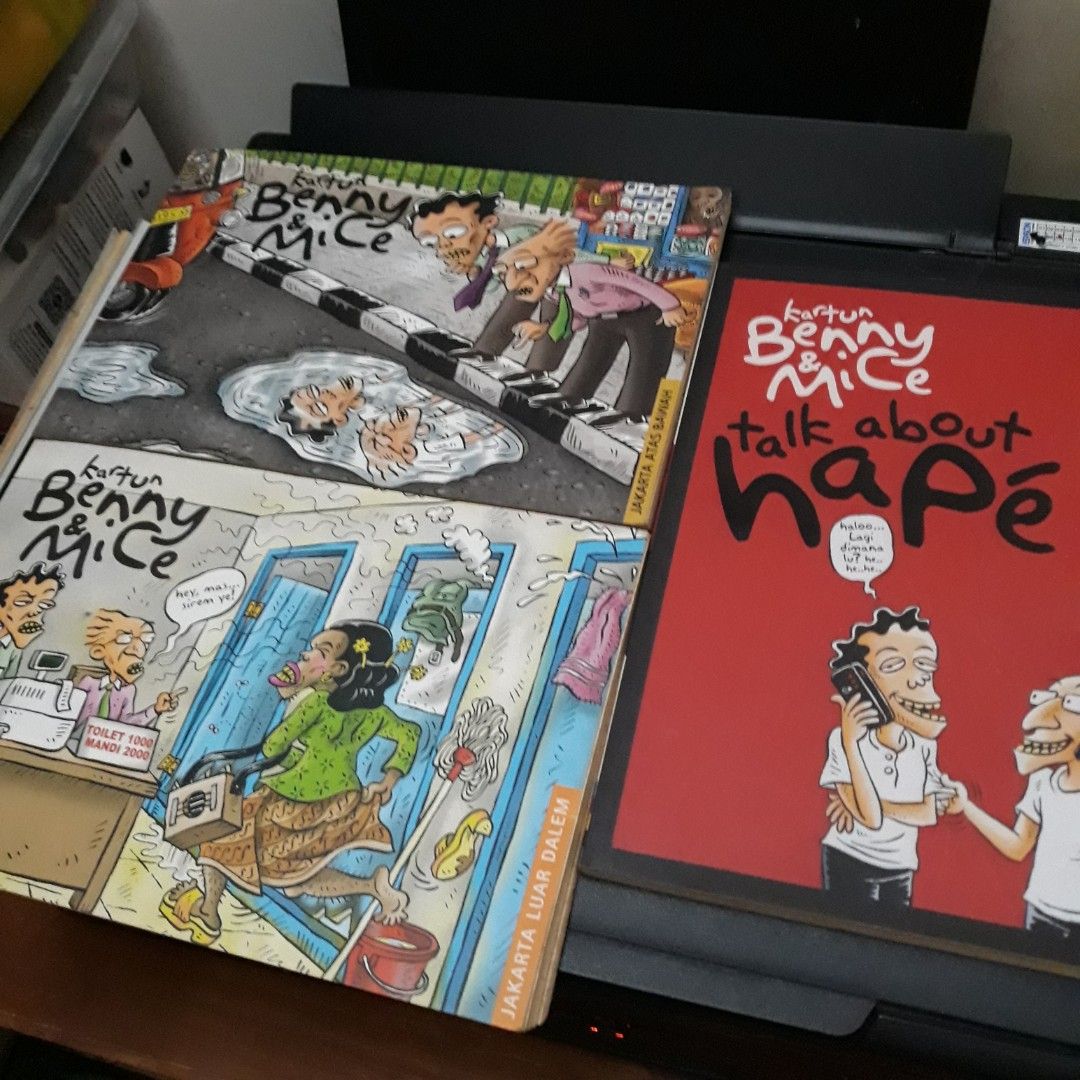 Paket 3 Buku Kartun Benny & Mice, Buku & Alat Tulis, Komik dan Manga di ...