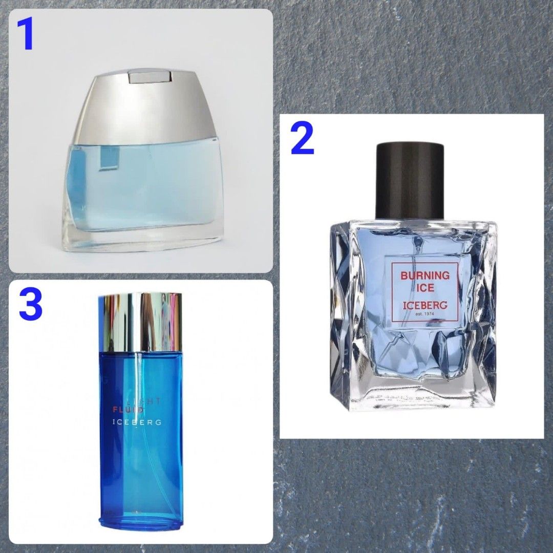 Parfum Original Iceberg men 100ml Unbox, Kesehatan & Kecantikan, Parfum ...