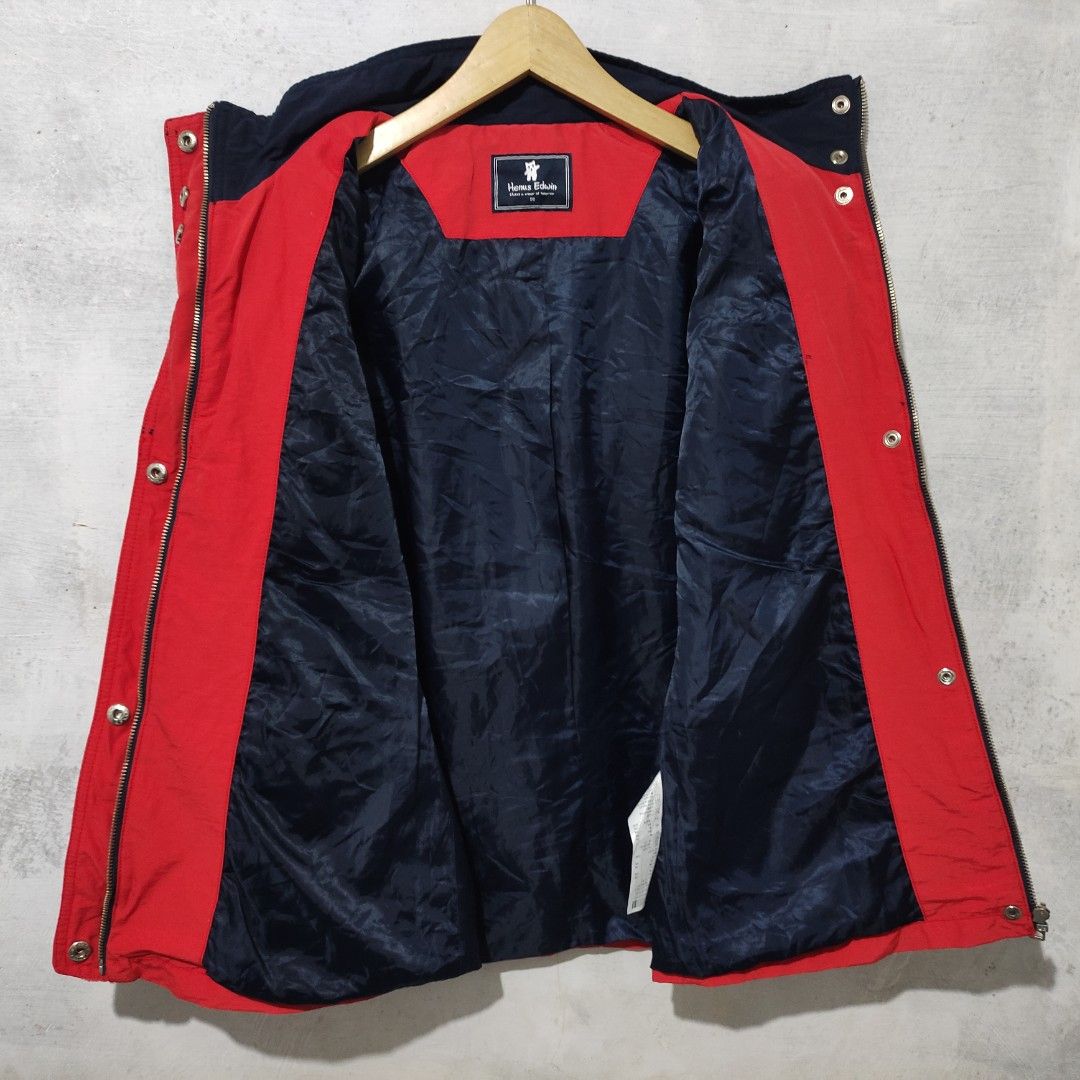 Parka henus edwin two tone color 90 (minus), Fesyen Pria, Pakaian ...