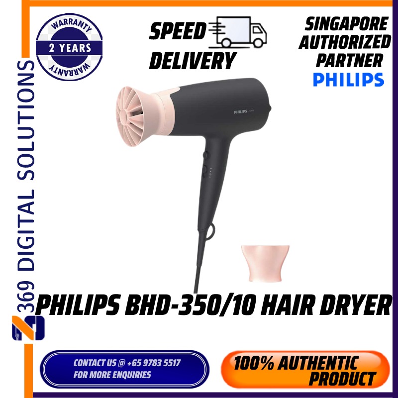 Philips BHD-350 Hair Dryer, Beauty & Personal Care, Hair on Carousell