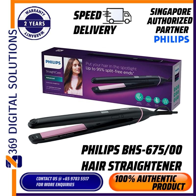 Philips BHS-675 Hair Straightener, Beauty & Personal Care, Hair on ...