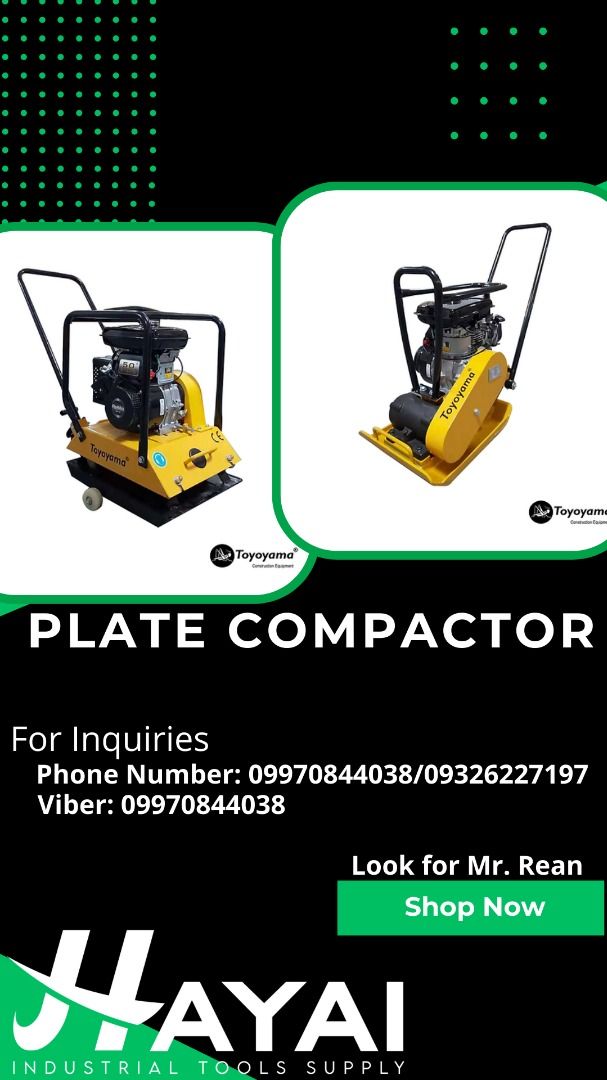 Plate Compactor, Commercial & Industrial, Industrial Equipment on Carousell