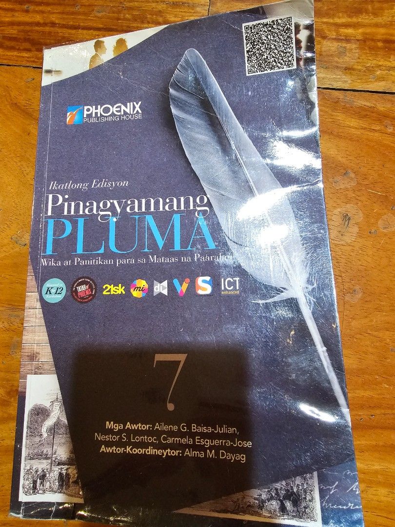 Pluma 7 Ikatlong Edisyon, Hobbies & Toys, Books & Magazines, Textbooks ...