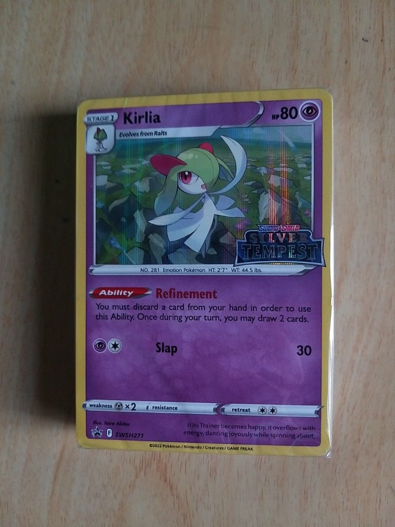 Pokemon Card Silver Tempest Kirlia Build And Battle Deck, Hobbies ...