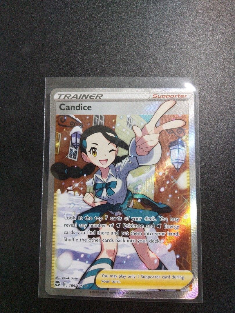 Pokemon TCG Candice Full Art Trainer Ultra Rare - SS12 Silver Tempest ...