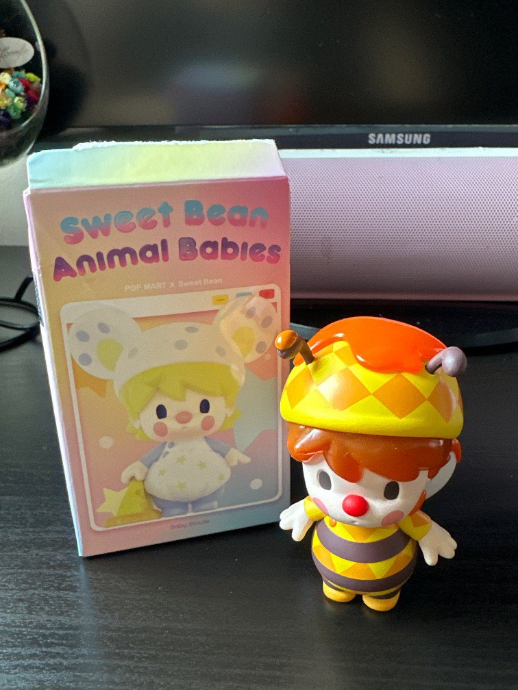 POP MART Sweet Bean Animal Babies Series (Bee), Hobbies & Toys, Toys ...