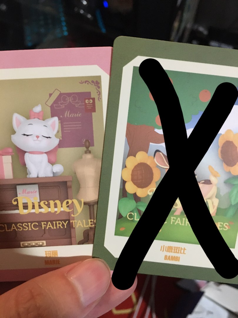 Popmart Disney fairy tale book marie, Hobbies & Toys, Toys & Games on ...