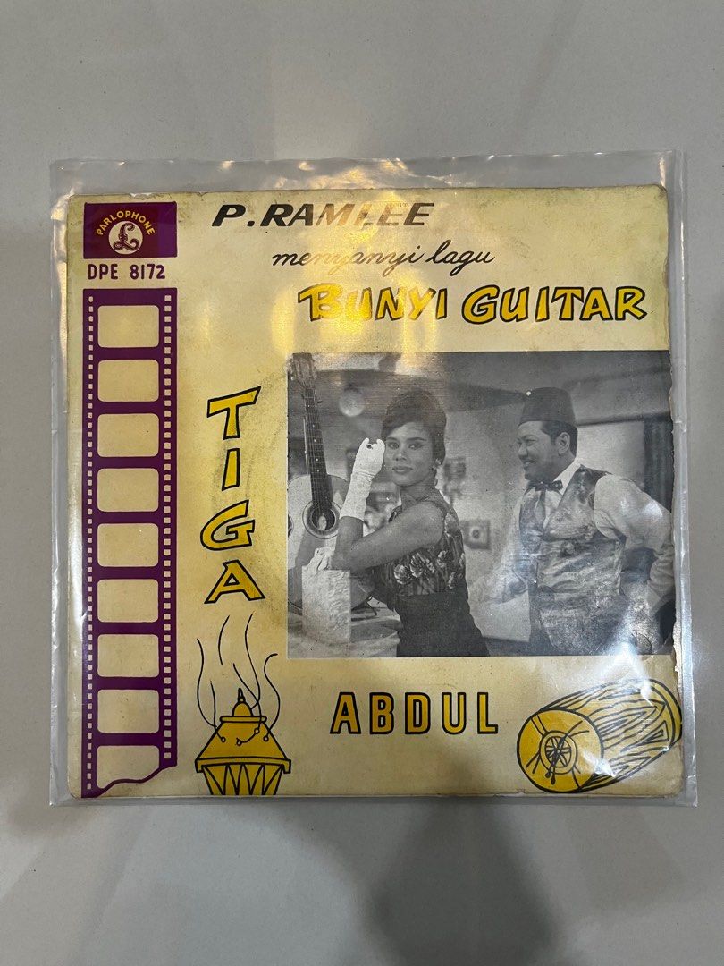 ep-p.ramlee - tiga abdul, Hobbies & Toys, Music & Media, Vinyls on ...