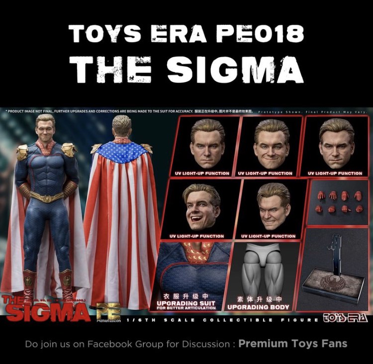 (Pre-order) Toys era pe018 1/6 scale The Sigma ( Homelander 2.0 ...