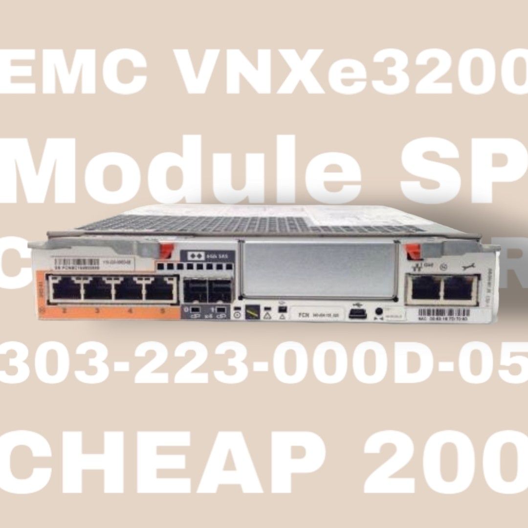 Preowned EMC VNXe3200 Module SP 303-223-000D-05 Controller in Working ...