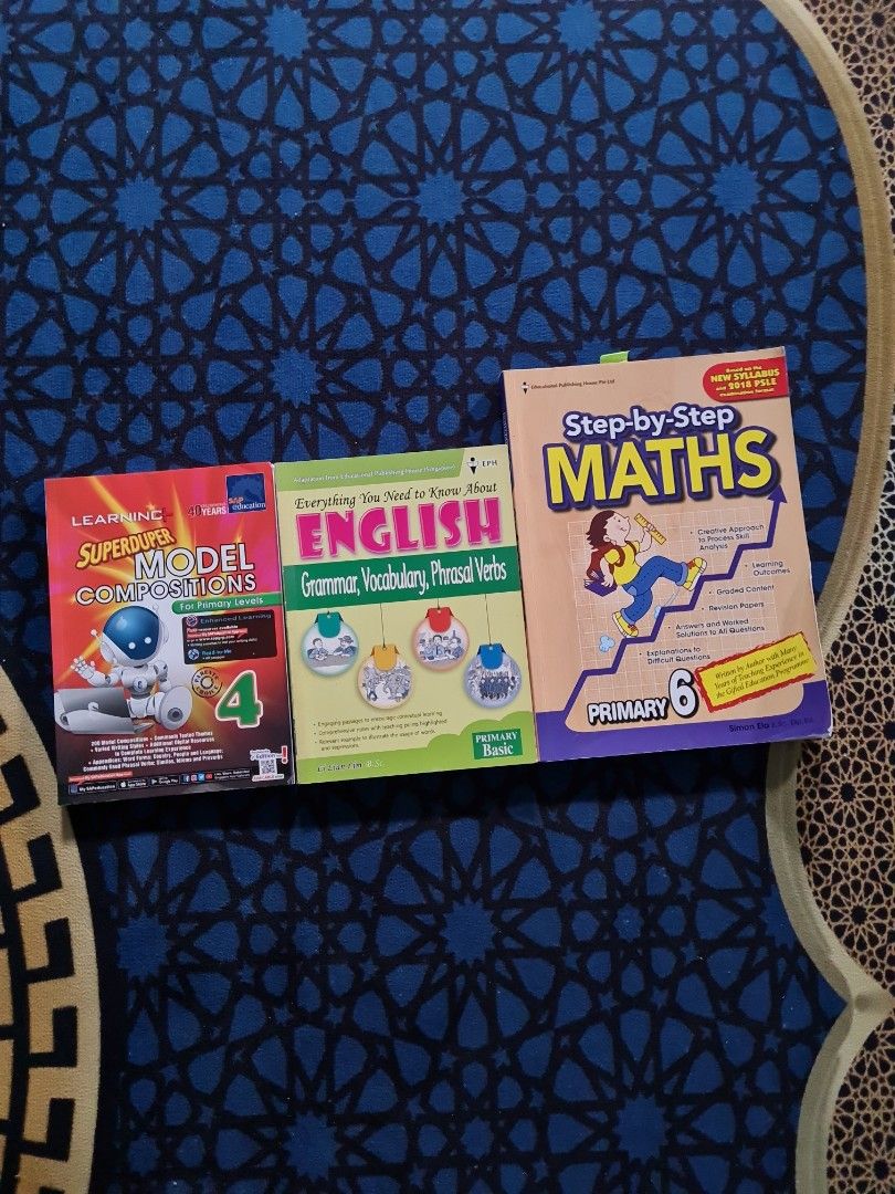 Primary school english and maths assessment books, Hobbies & Toys ...