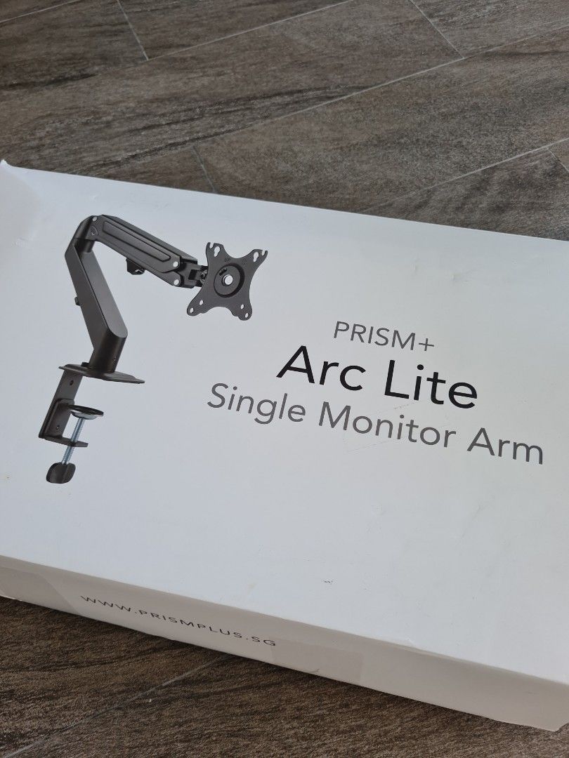 Prism+ Arc Lite Single (Monitor Arm/Stand), Computers & Tech, Parts & Accessories, Monitor ...