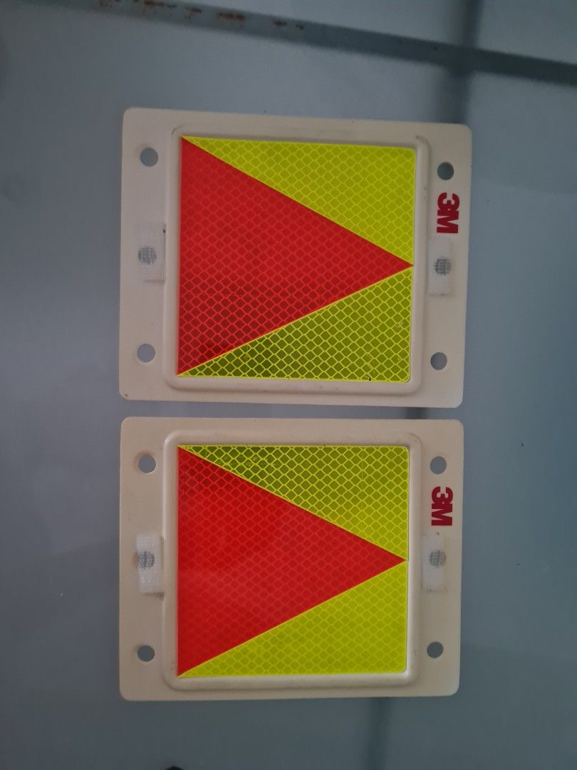 Triangle Probation Plate for car, Car Accessories, Car Plates on Carousell