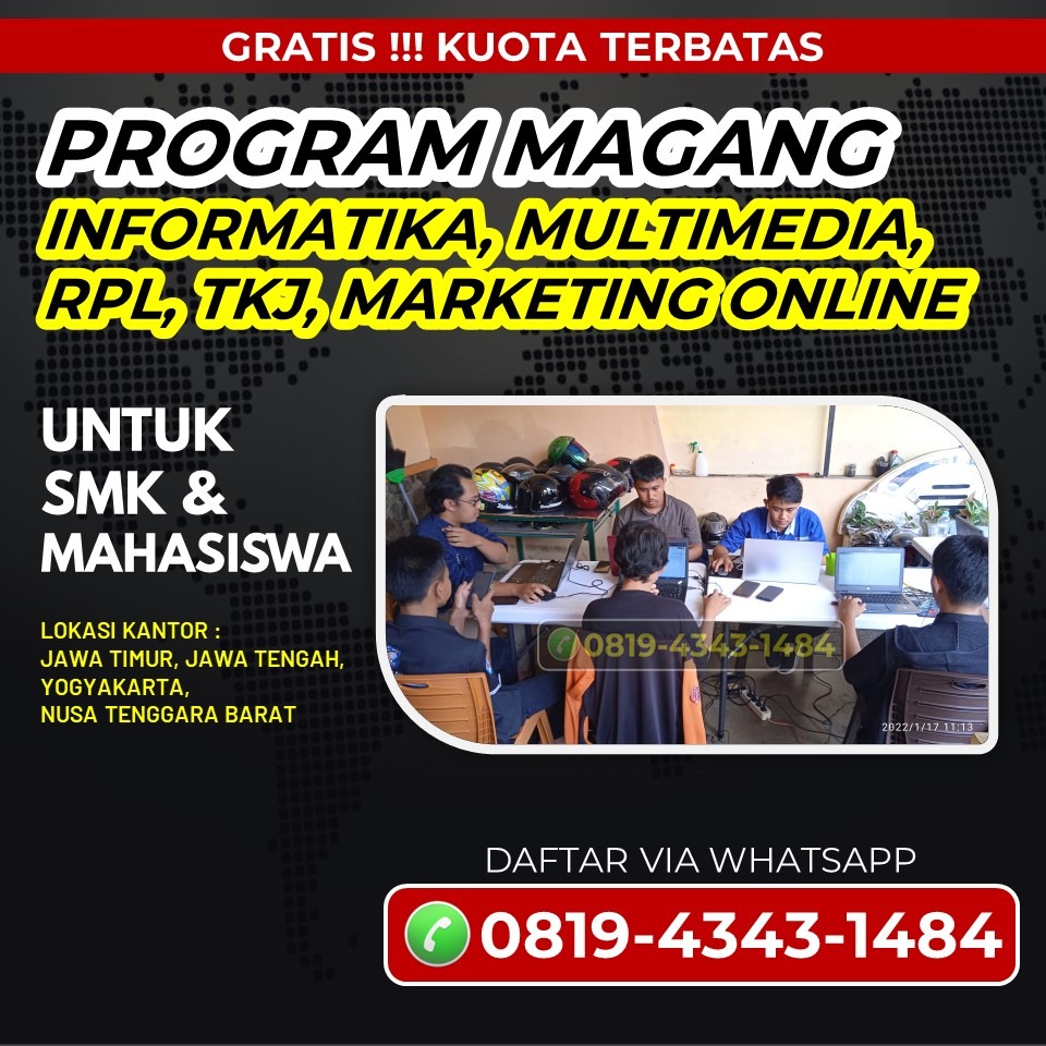 Program Magang Informatika di Malang, Jasa, Kursus dan Bimbingan Belajar di Carousell