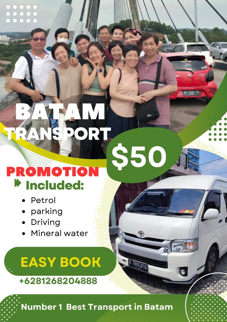 Promotion Batam transport, Tickets & Vouchers, Local Attractions ...