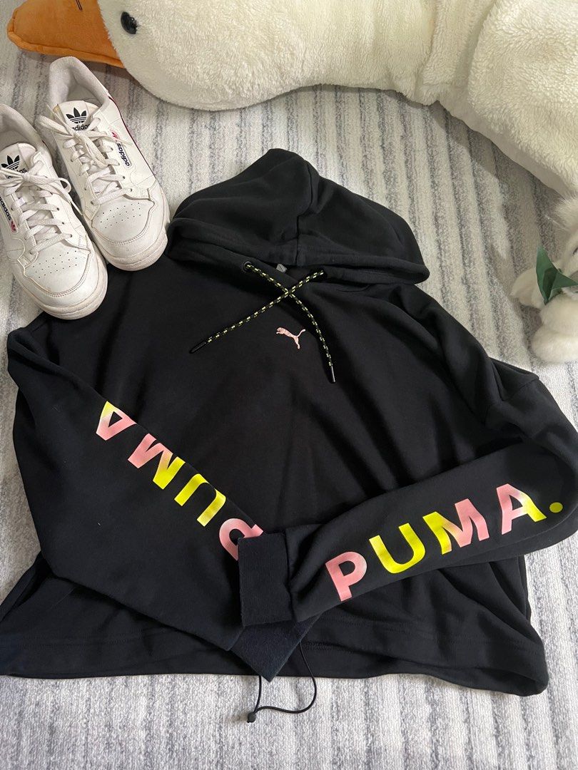 Puma Cropped Sweater, Women's Fashion, Coats, Jackets and Outerwear on ...