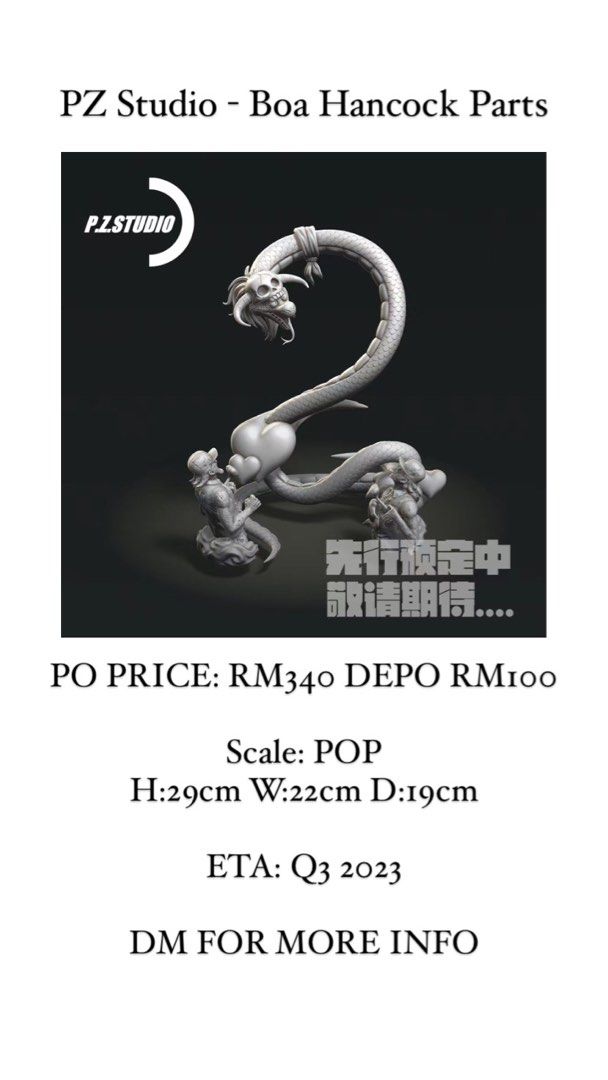 PZ Studio - Boa Hancock Parts, Hobbies & Toys, Toys & Games on Carousell