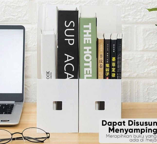 Rak Penyimpanan Dokumen Desktop Storage Box Rak Buku Tempat Dokumen Box File, Buku & Alat Tulis ...