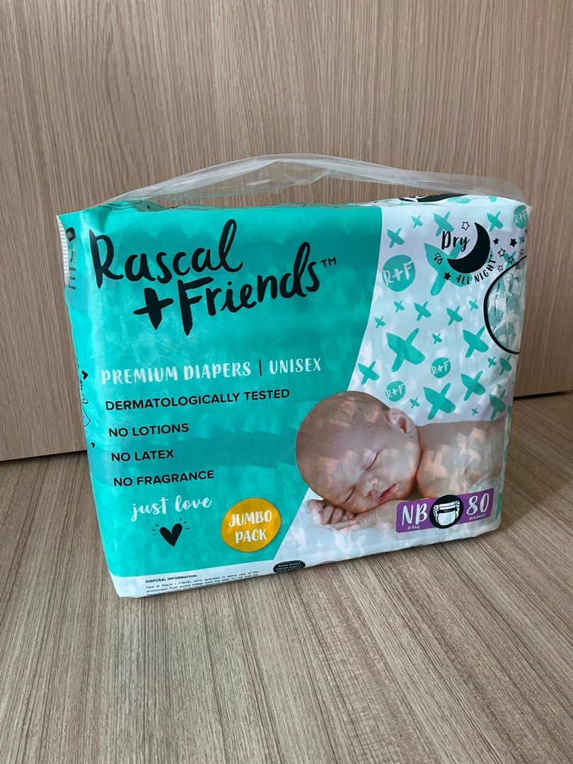 Rascal and friends newborn NB diapers, Babies & Kids, Bathing ...