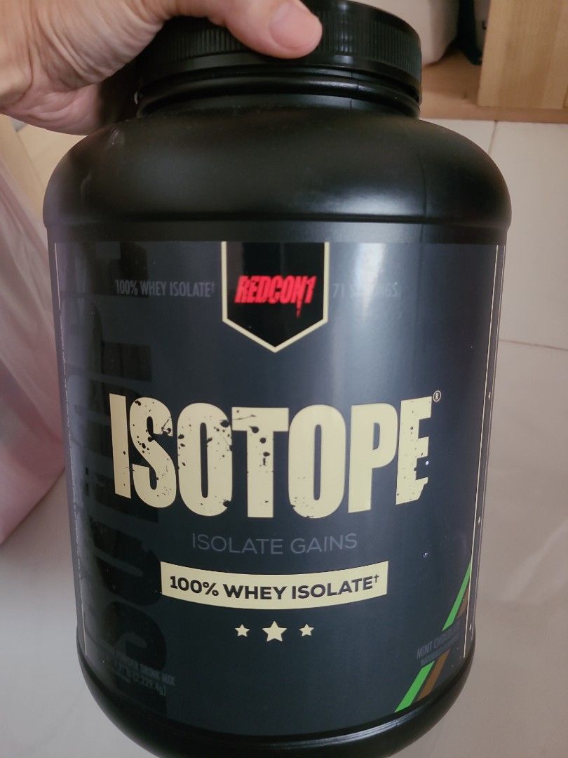 REDCON1 100% Whey Isolate Protein, Health & Nutrition, Health ...