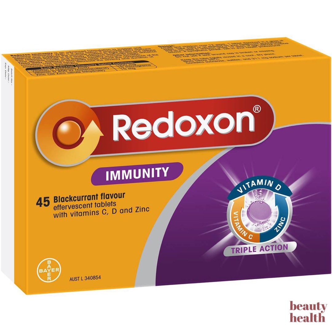 Redoxon Triple Action Effervescent (45 Tablets), Health & Nutrition ...
