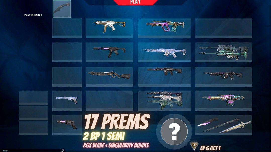 Rgx blade + Singularity & Tethered realms Bundle 17 Premiums Cheap ...