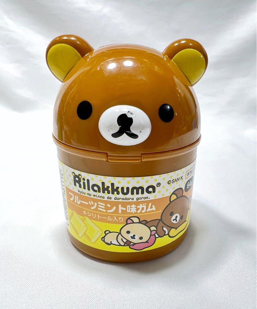Rilakkuma candy case brown, kotak permen gum gummy, ori Japan, Kitchen ...
