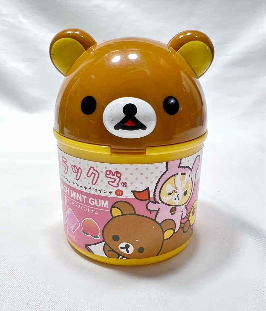 Rilakkuma candy case yellow, kotak permen snack gum, Japan, Kitchen ...