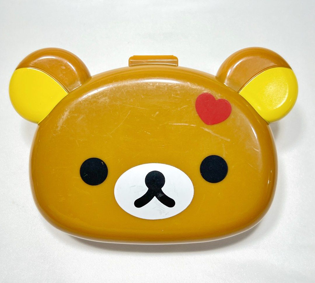 Rilakkuma case, love, kotak permen gummy permen obat pill, Japan ...