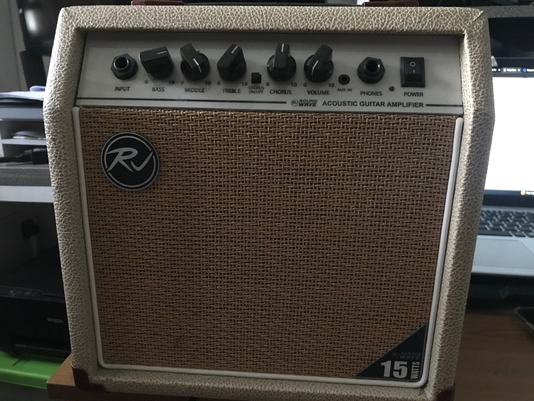 RJ Sound Wave Acoustic Guitar Amplifier 15 watts on Carousell