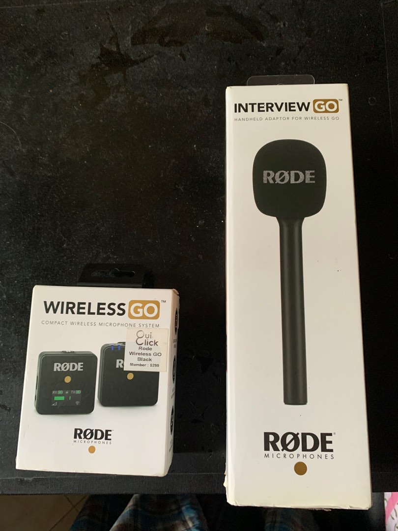 Rode wireless Go + Interview Go, Photography, Photography Accessories ...