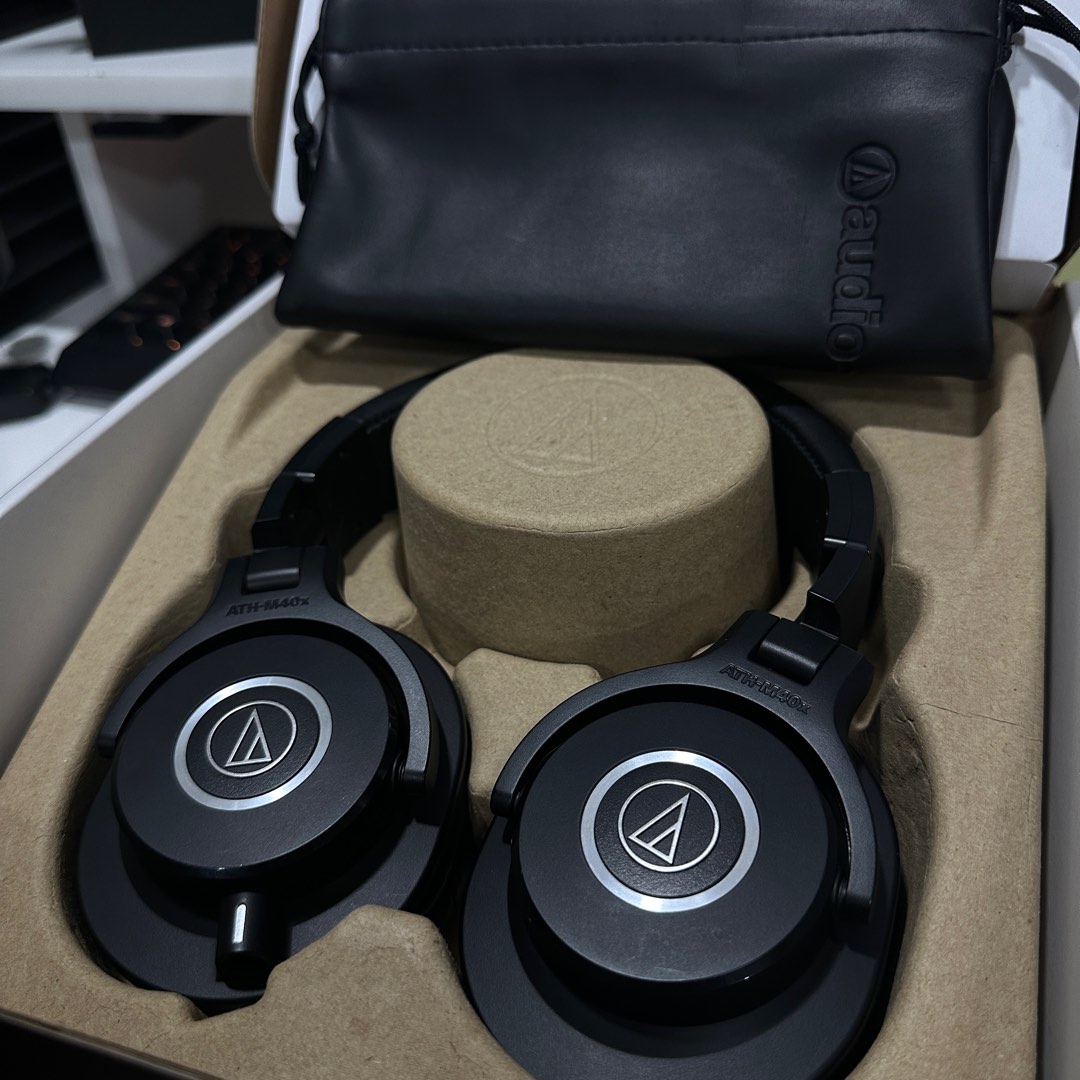 RUSH! Audio Technica ATH-M40x Professional Headphones on Carousell