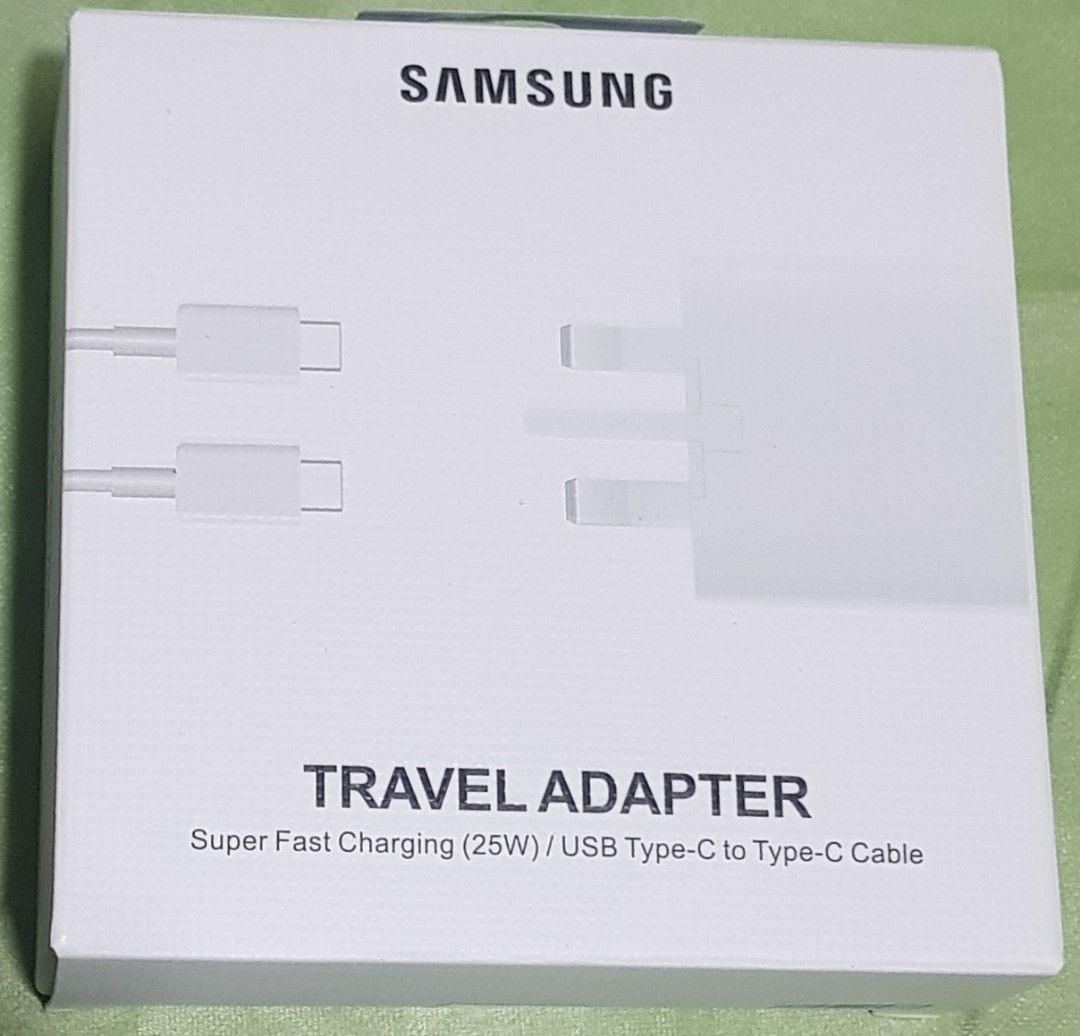 Samsung Travel Adapter - Super Fast Charging (25W) / USB Type-C to Type ...