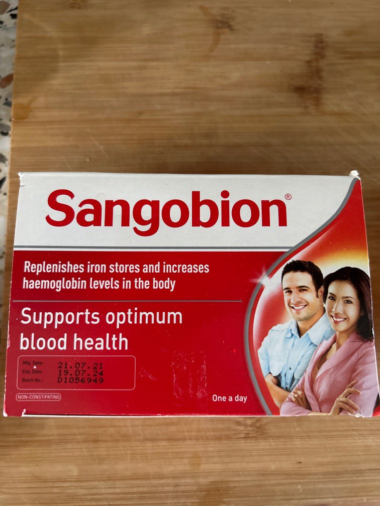 Sangobion, Health & Nutrition, Health Supplements, Vitamins ...