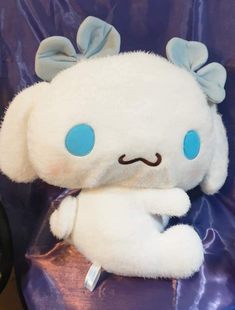 Sanrio Cinnamoroll with Ribbons Big Plush Stuffed Toy, Hobbies & Toys ...