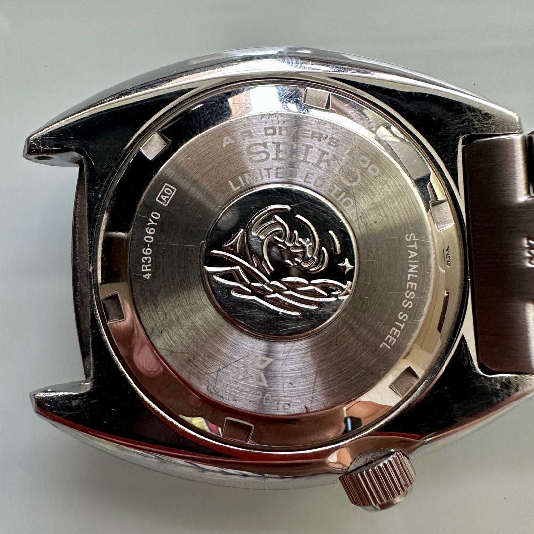 Seiko SRPD01K1 Dawn Grey European Limited Edition Turtle, Men's Fashion ...