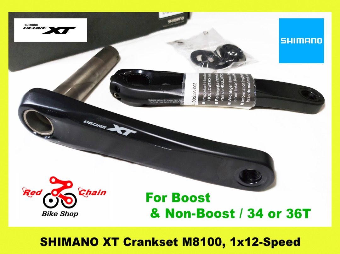 SHIMANO DEORE XT CRANKSET FC-M8100-1, 1x12-Speed for MTB on Carousell