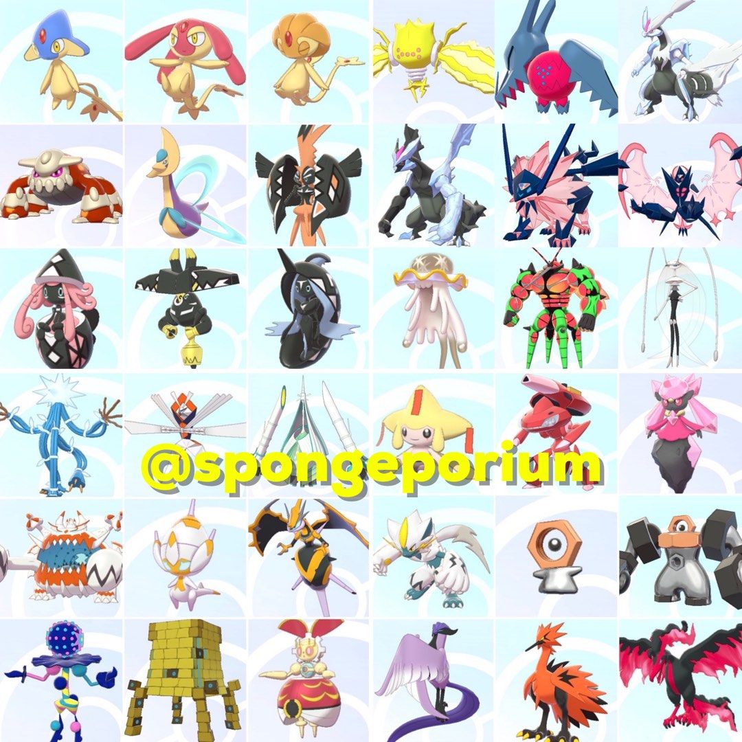 Shiny Legendary & Mythical Pokemon (Sword & Shield) (Nintendo Switch ...