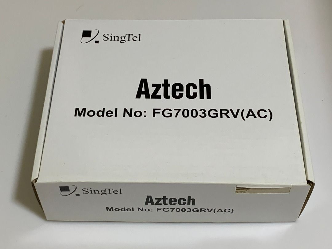SingTel Dual Band Gigabit Wireless AC Modem (Aztech FG7003GRV-AC ...
