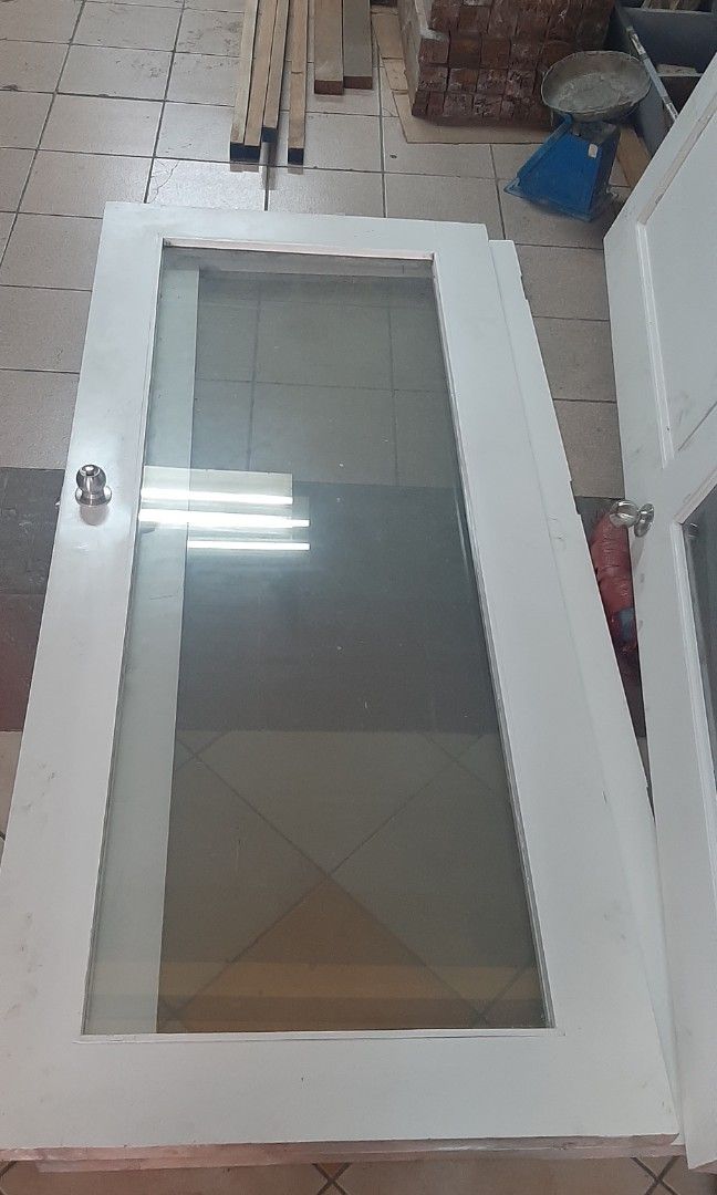 Solid Panel Door with Glass on Carousell