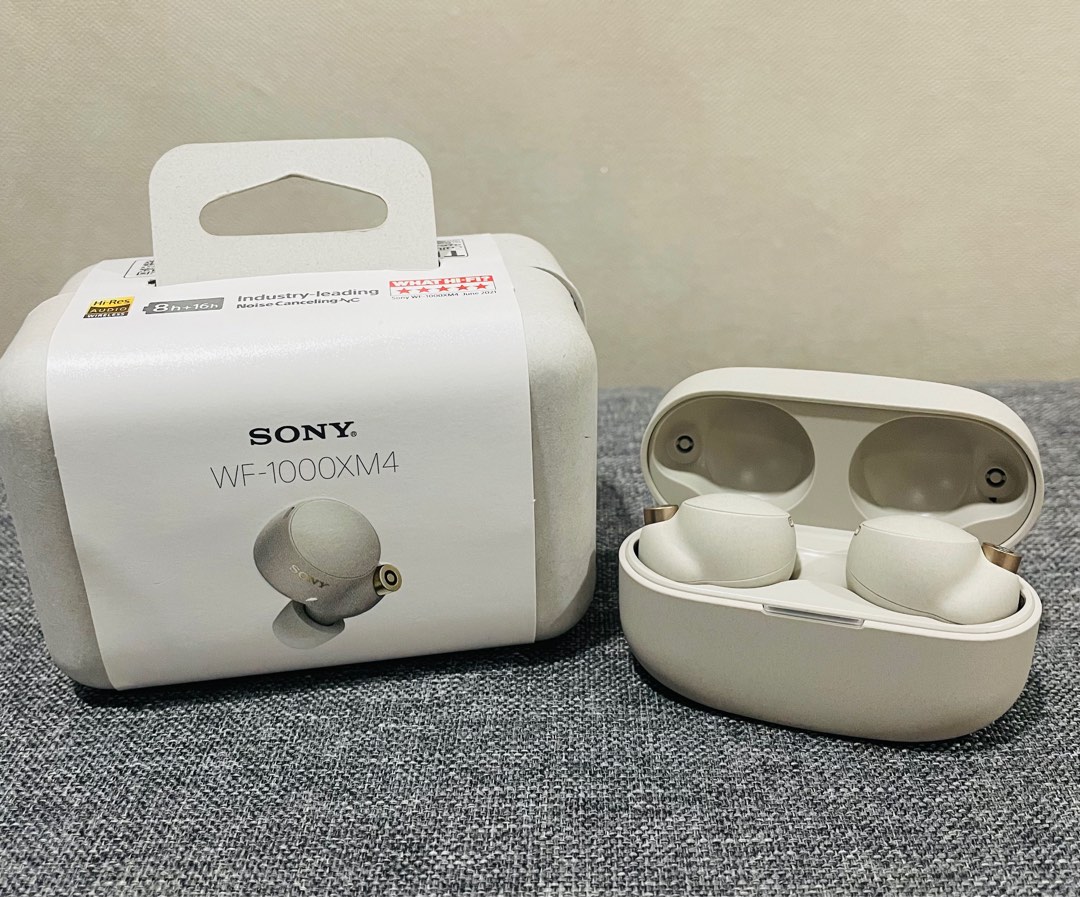 Sony WF-1000XM4 - Beige, Audio, Earphones on Carousell
