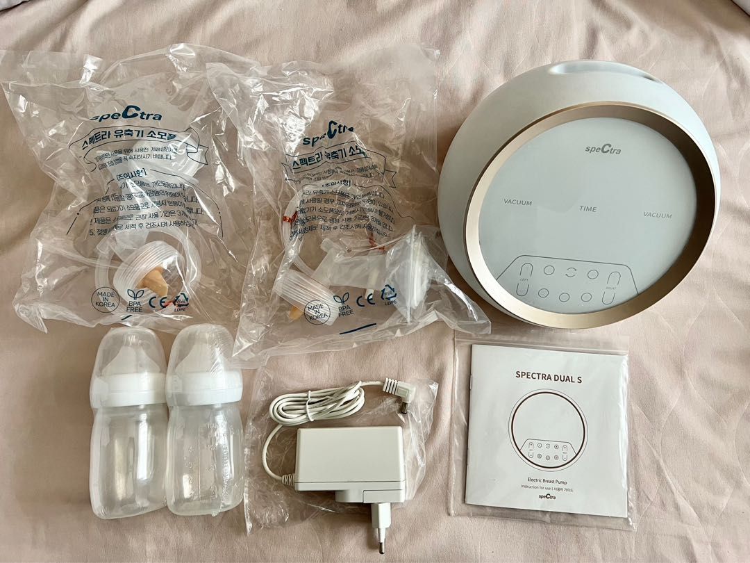 Spectra Dual S Breastpump (with Free Spectra 9+), Babies & Kids ...