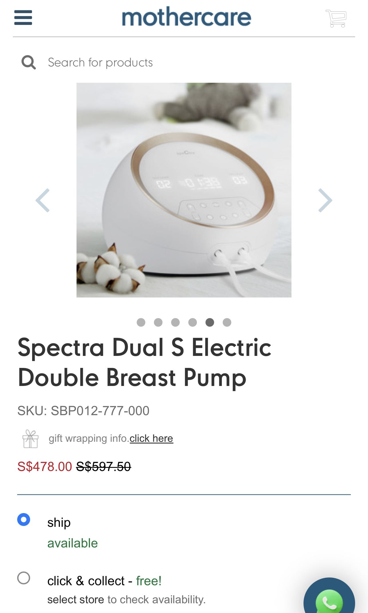 Spectra Dual S Breastpump (with Free Spectra 9+), Babies & Kids ...