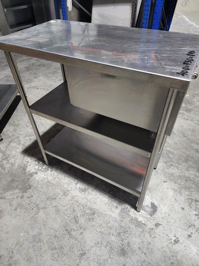 SS 304 Stainless Steel Commercial Kitchen Equipment Cashier Counter POS ...