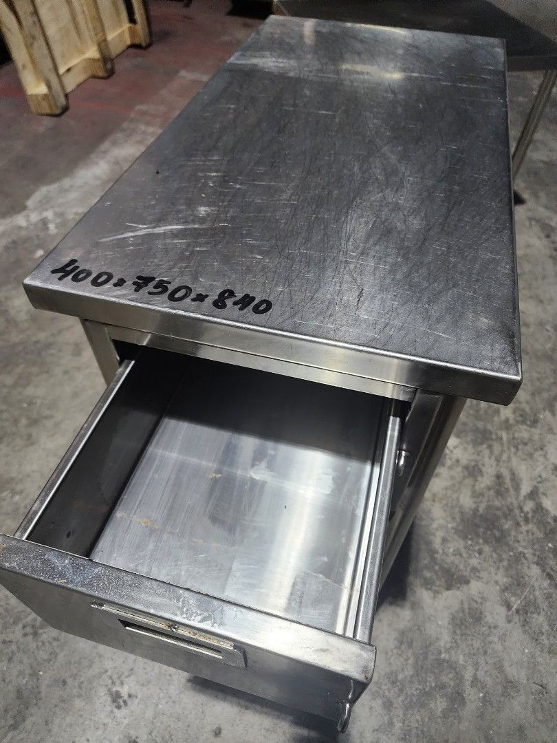SS 304 Stainless Steel Commercial Kitchen Equipment Cashier Counter POS ...